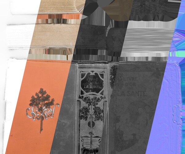 ArtStation - Antique Book .2 - 3D Scan with Textures & LODS | Resources