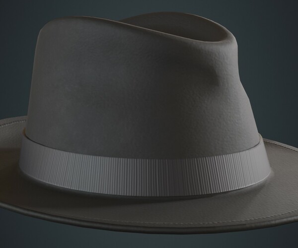 ArtStation - Fedora Hat 1A | Game Assets