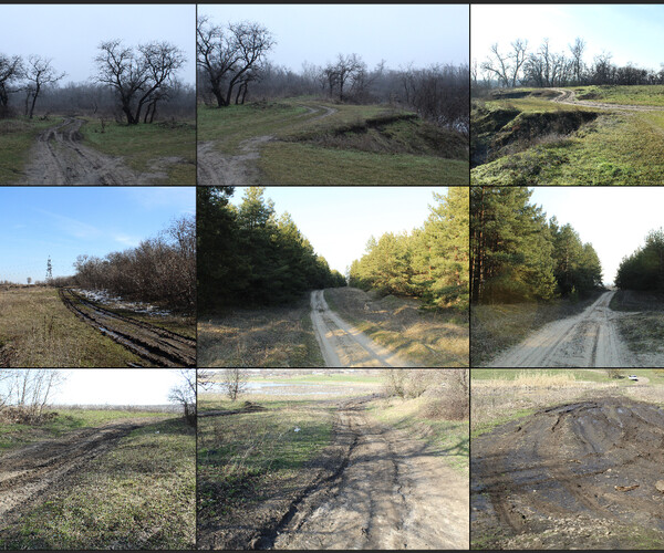 ArtStation - Dirt roads pack 2 | Resources