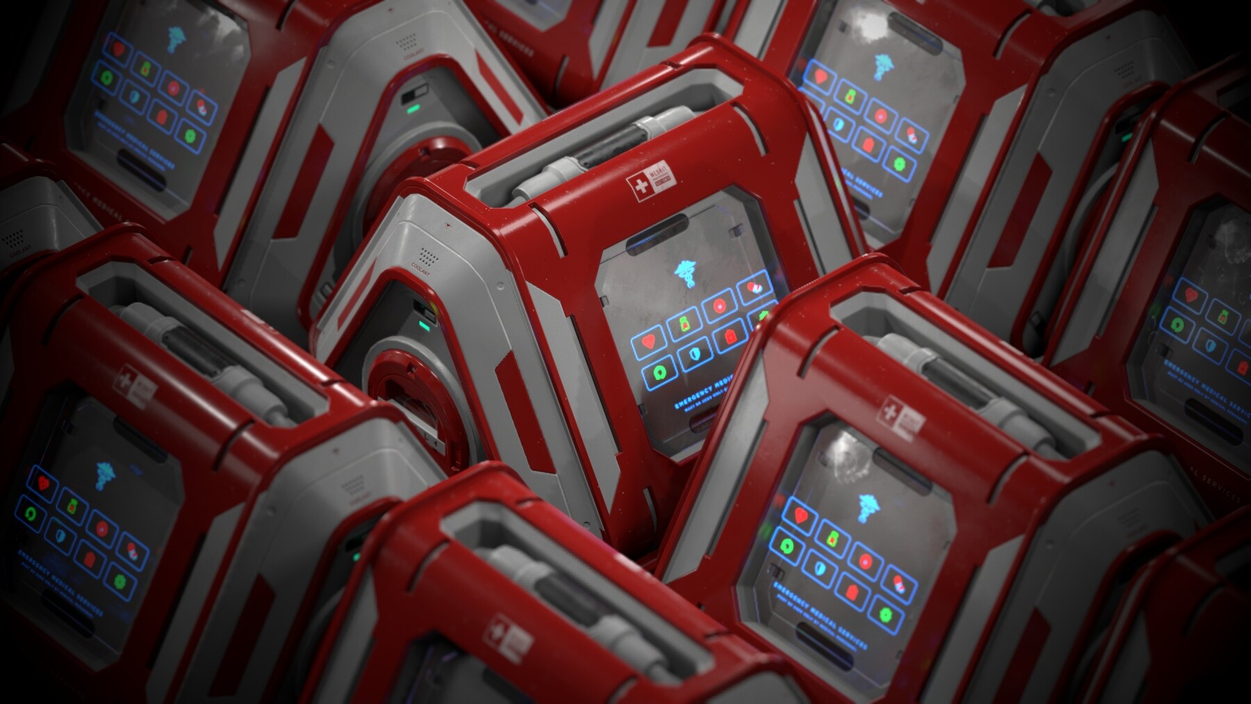 ArtStation - Sci-fi MedKit | Game Assets