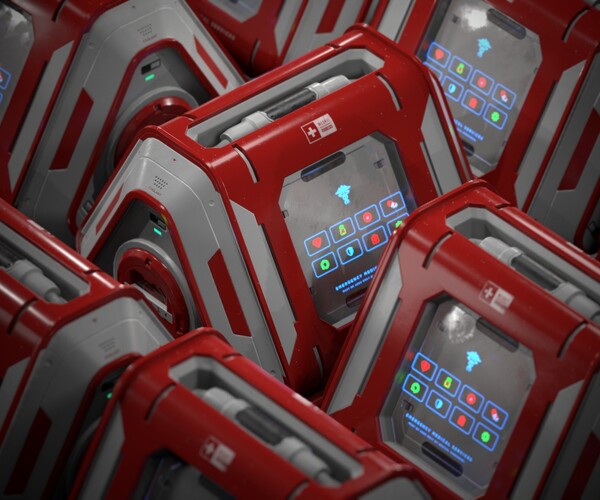 ArtStation - Sci-fi MedKit | Game Assets
