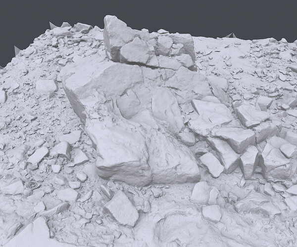ArtStation - Photoscan_Beach Rock_0077_only HighPoly Mesh (16K Texture ...