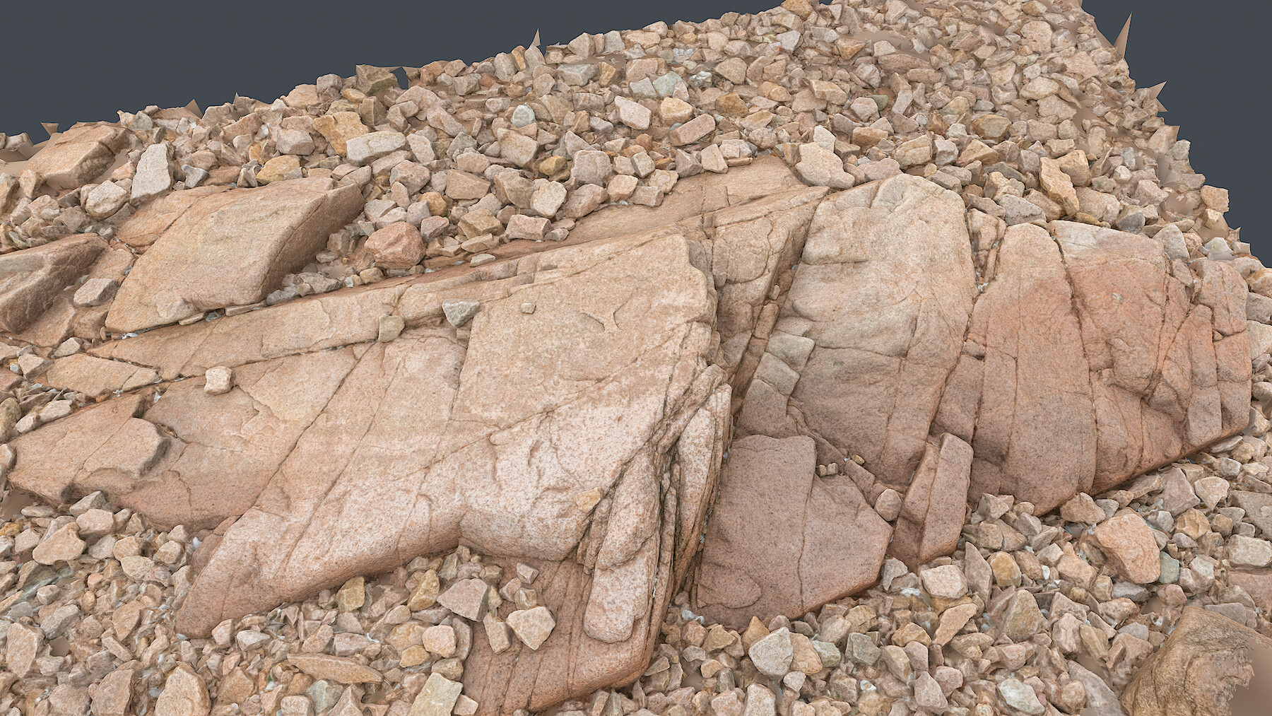 ArtStation - Photoscan_Beach Rock_0078_only HighPoly Mesh (16K Texture ...