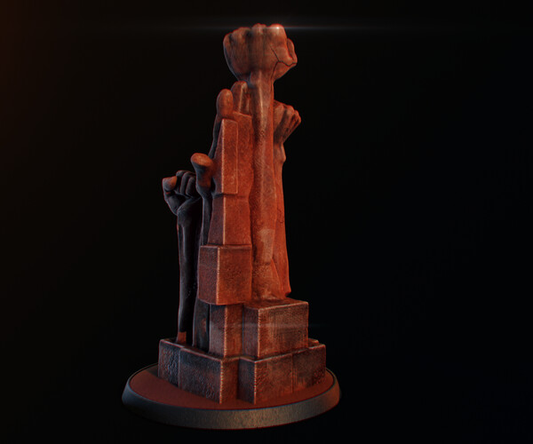 ArtStation - Hand statue photogrammetry 3d model | Resources