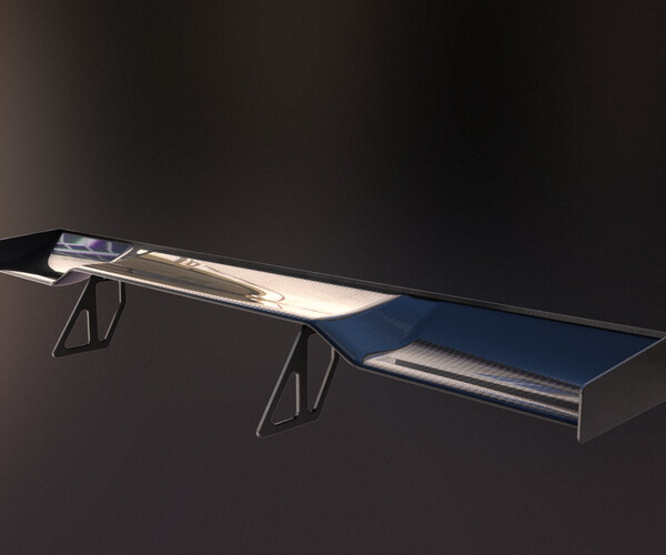 ArtStation - 20+ semi procedural car wings/spoilers | Resources
