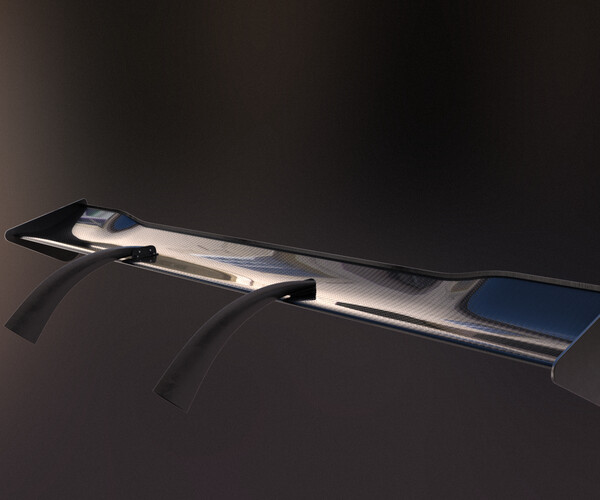 ArtStation - 20+ semi procedural car wings/spoilers | Resources