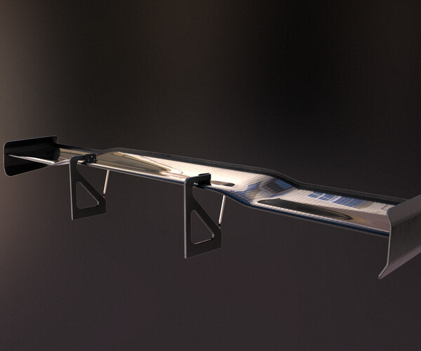ArtStation - 20+ semi procedural car wings/spoilers | Resources
