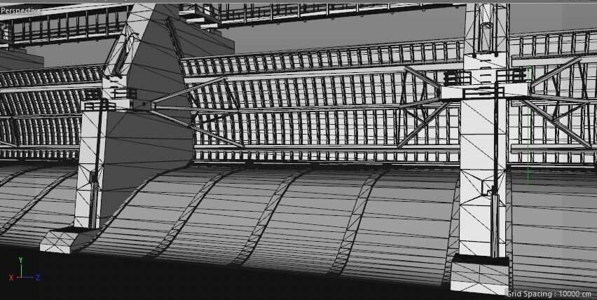 ArtStation - bridge dam 3D model 3D model | Game Assets