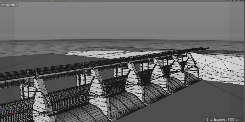 ArtStation - bridge dam 3D model 3D model | Game Assets