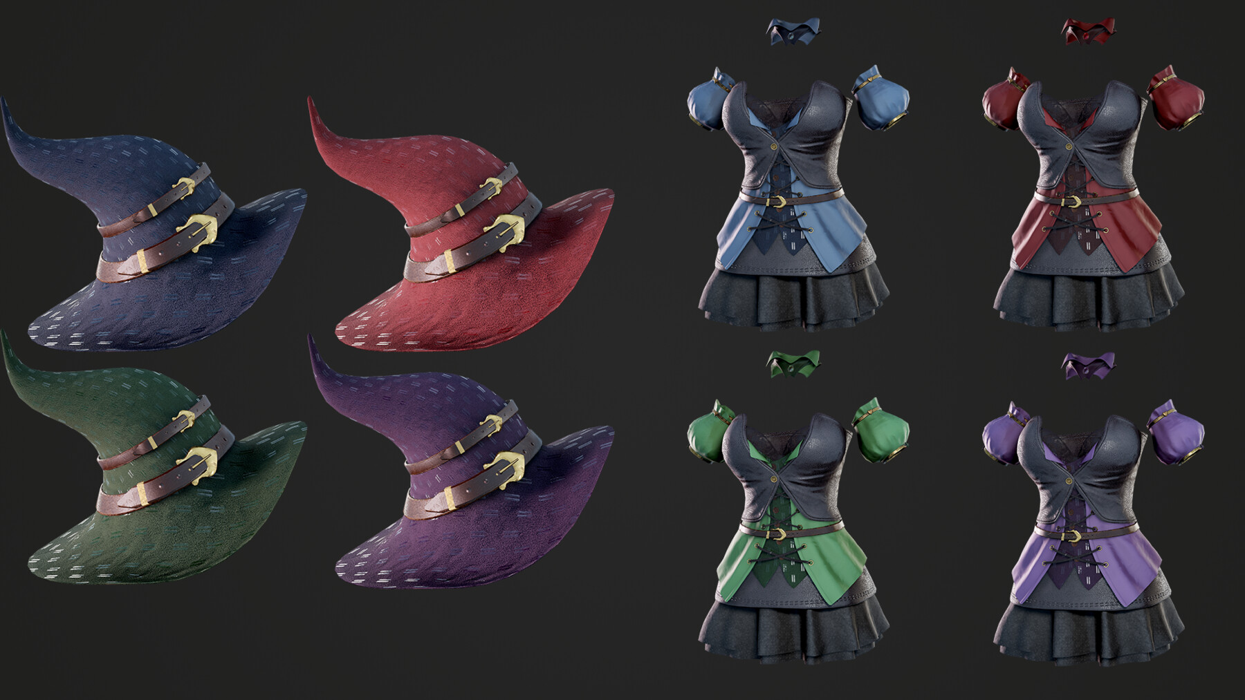 ArtStation - Witch - Game Ready | Game Assets