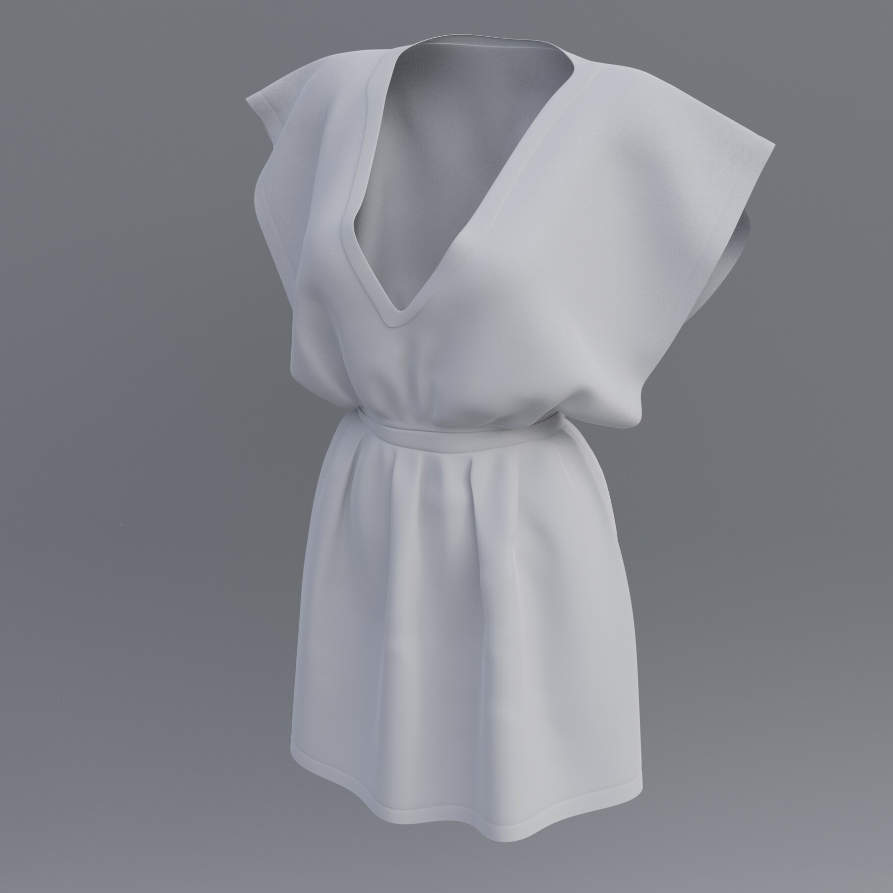 ArtStation - 3D Female Short dress | Resources