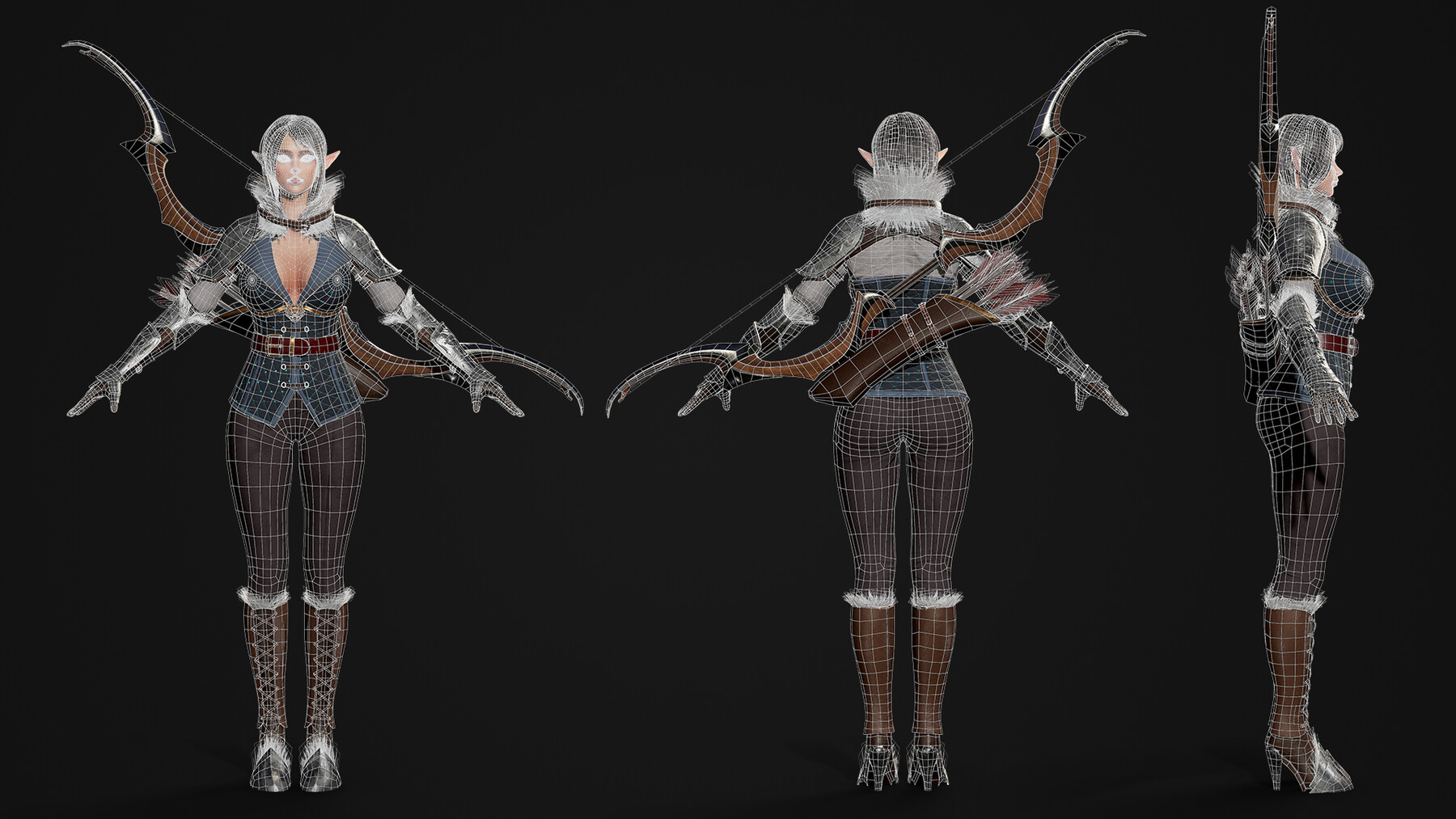 ArtStation - Archer Girl - Game Ready | Game Assets