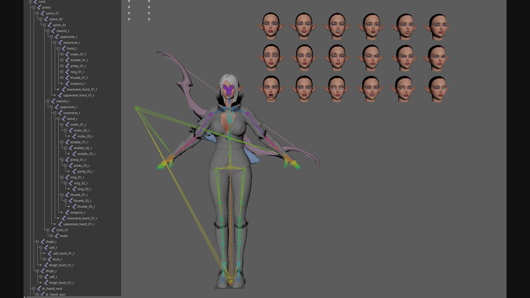 ArtStation - Archer Girl - Game Ready | Game Assets