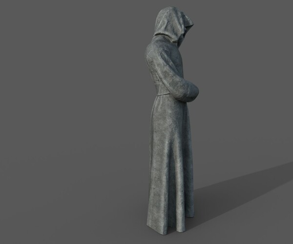 ArtStation - Hooded Statue | Game Assets