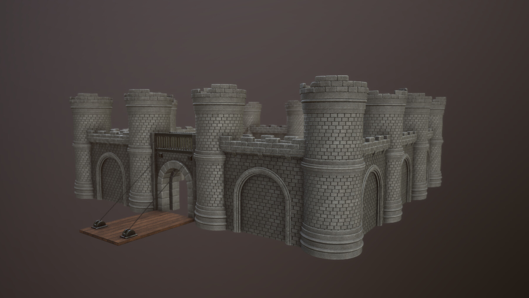 ArtStation - Castle Walls | Game Assets