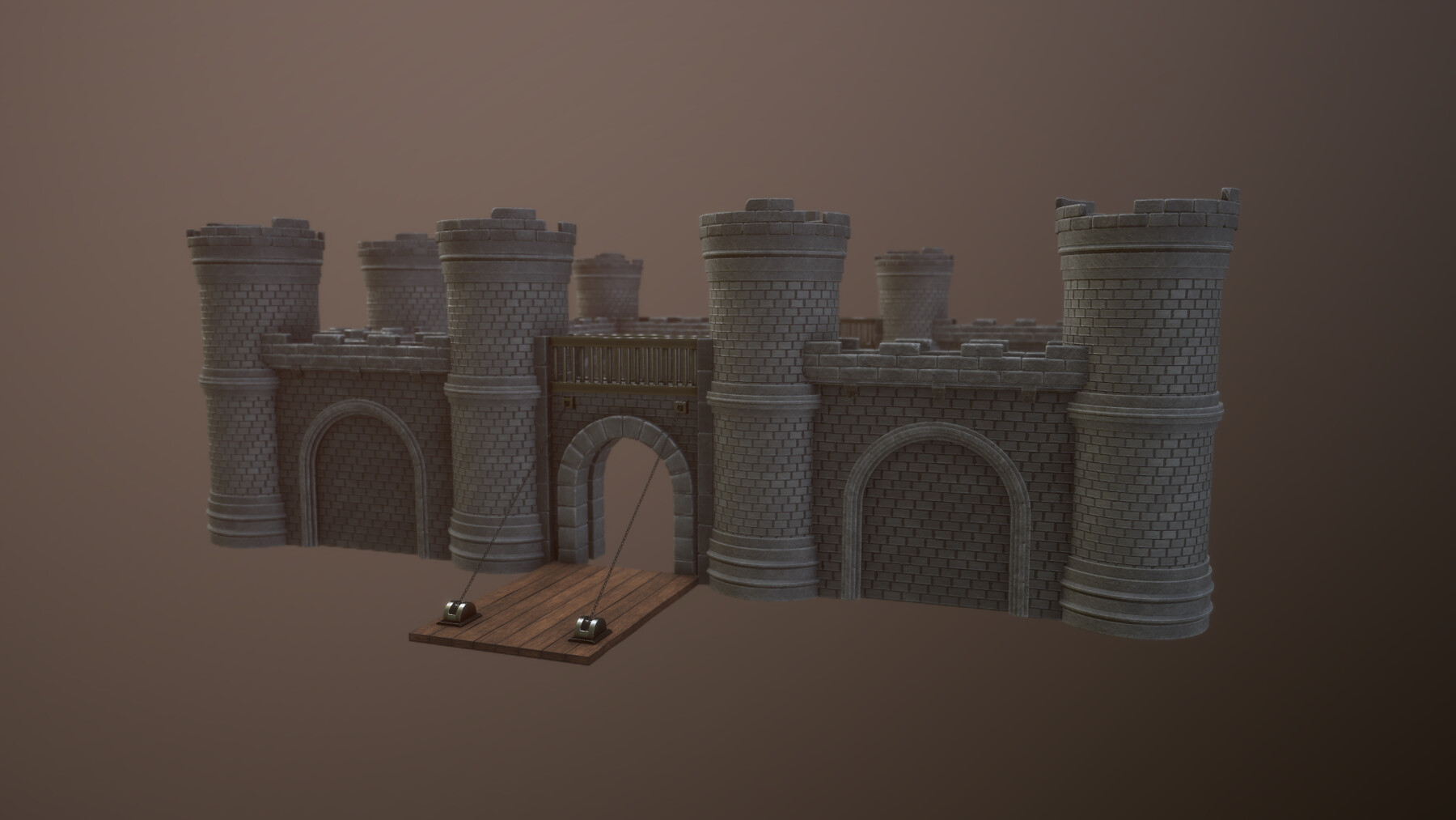 ArtStation - Castle Walls | Game Assets