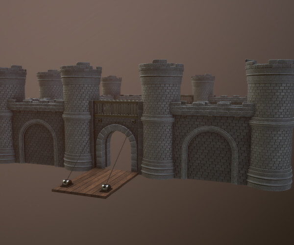 ArtStation - Castle Walls | Game Assets