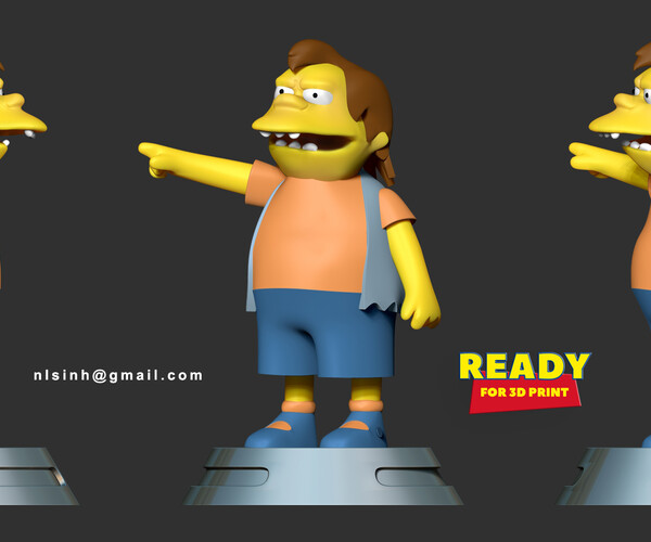 ArtStation - Nelson Muntz - The Simpsons Fan art | Resources