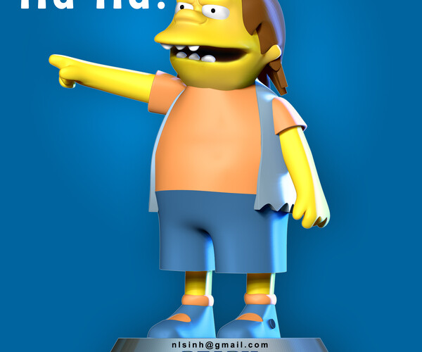 ArtStation - Nelson Muntz - The Simpsons Fan art | Resources