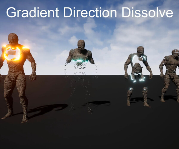 ArtStation - Dissolve Effect Pack for UE4 and UE5 | Game Assets