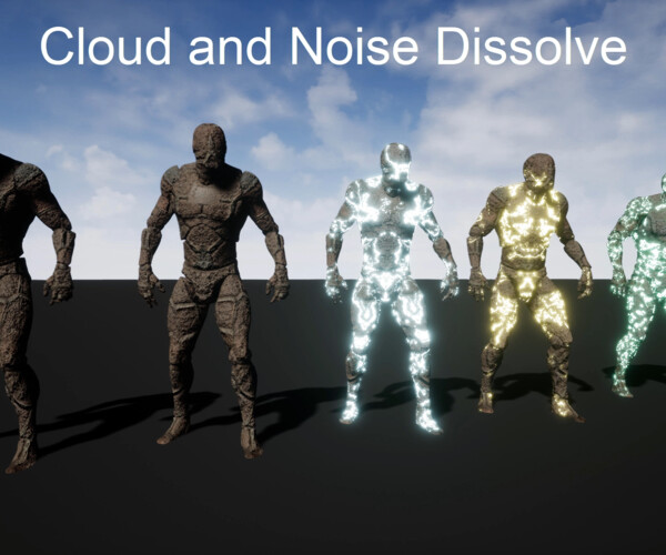 ArtStation - Dissolve Effect Pack for UE4 and UE5 | Game Assets