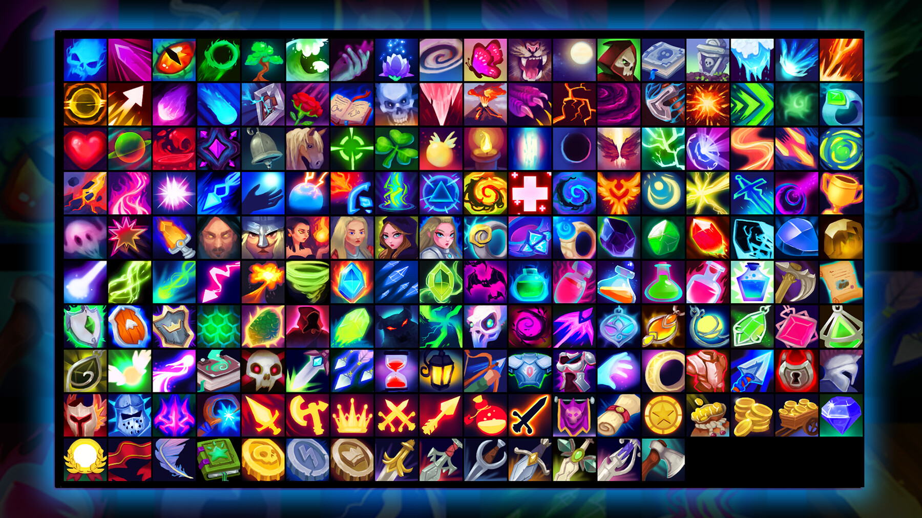 ArtStation - Fantasy Skill Icons Pack | Game Assets