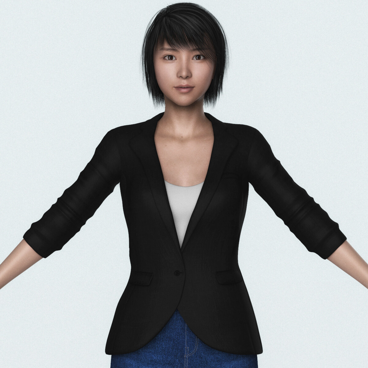 ArtStation - Young Chinese Girl 3D Character | Resources