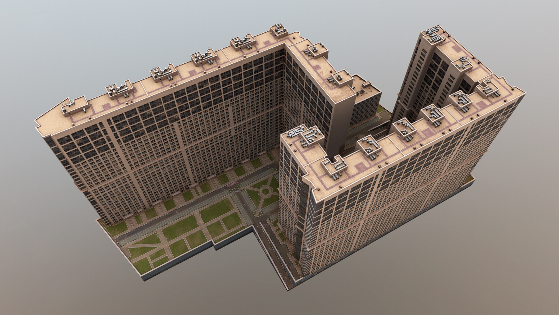 ArtStation - MSK Building 23 airbus | Game Assets