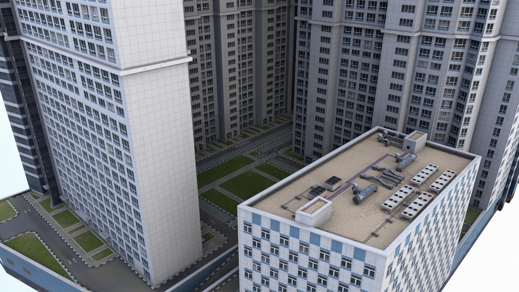 ArtStation - MSK Building 23 airbus | Game Assets