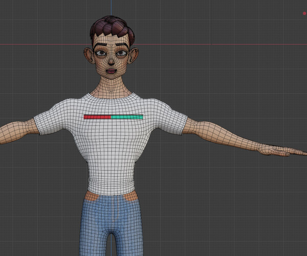 ArtStation - Stylized Character Man - Blender Cycles And Eevee - Broke ...