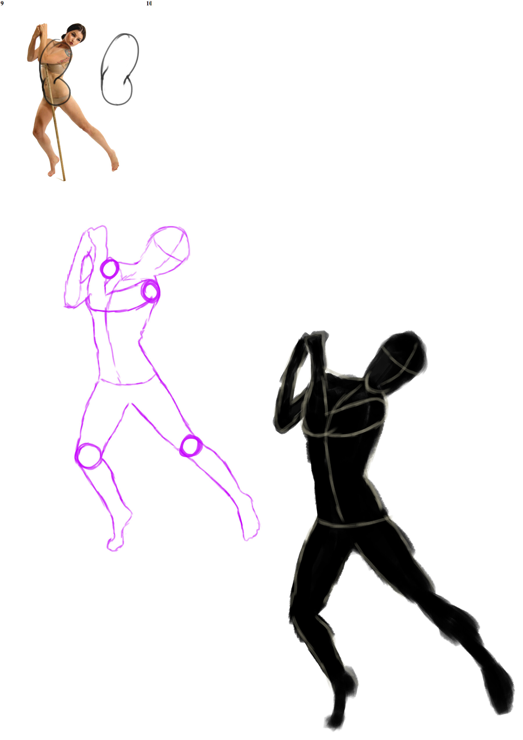 ArtStation - Linear Gesture drawings | Artworks