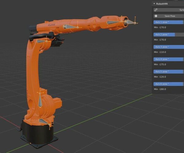 ArtStation - Industrial Robot Rig ready for Animation with KUKA KR20 ...
