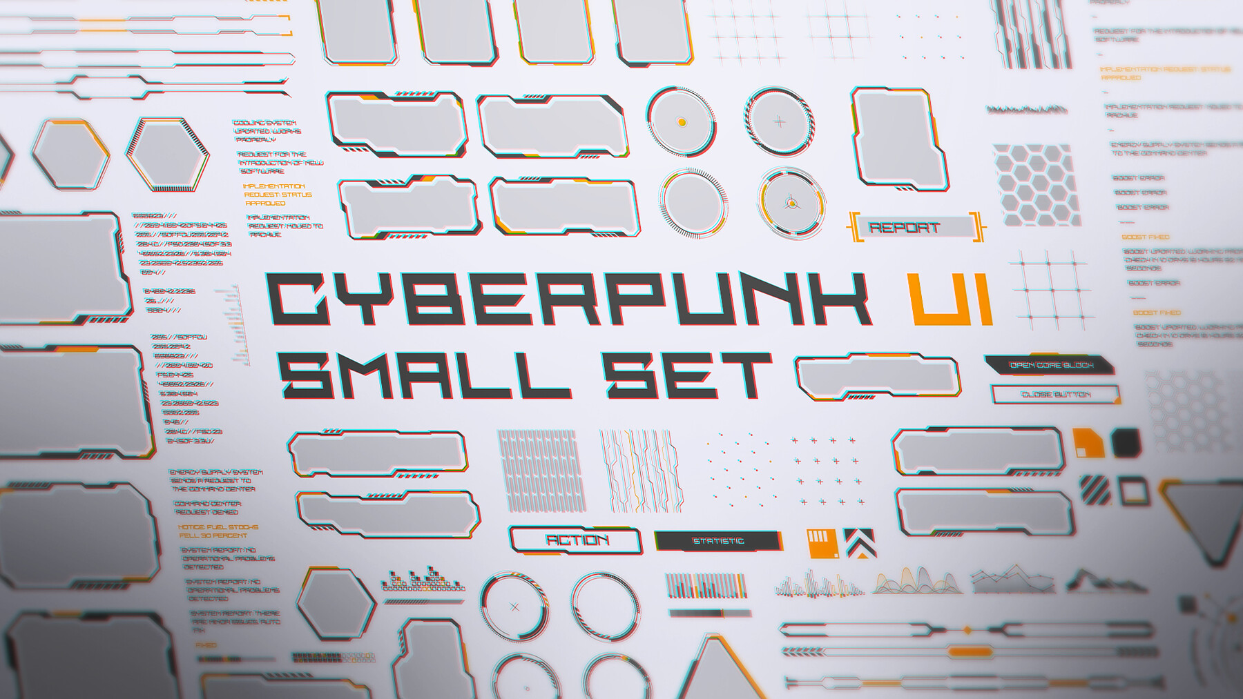 Olga Ryzhychenko - Cyberpunk UI Small Set