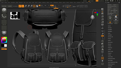 ArtStation - backpack with interior | Resources