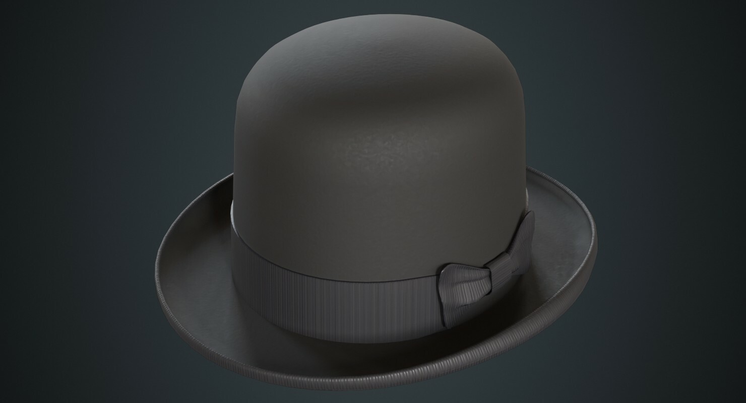ArtStation - Bowler Hat 2A | Game Assets