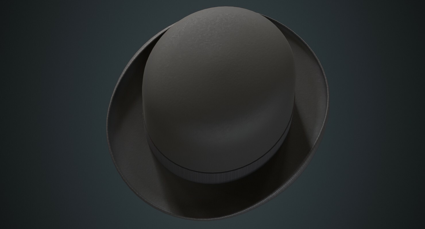 ArtStation - Bowler Hat 2A | Game Assets
