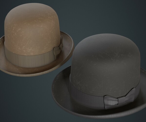ArtStation - Bowler Hat 2B | Game Assets
