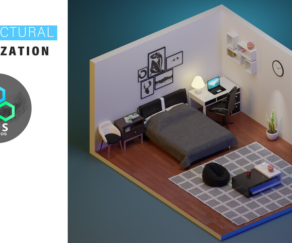 ArtStation - 3d Isometric Architectural visualization | Artworks