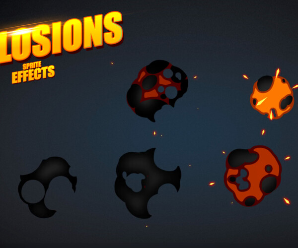 ArtStation - Explosions Sprite Effects Pack | Game Assets