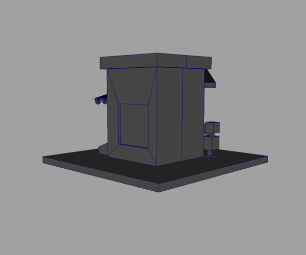 ArtStation - Low Poly Shop | Game Assets