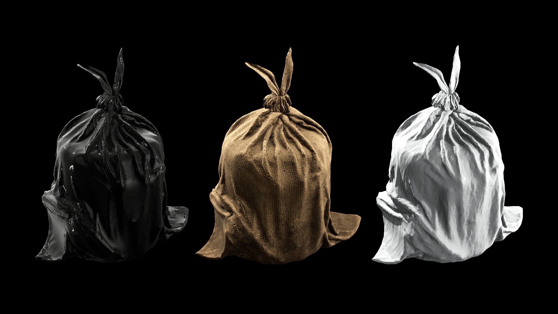 ArtStation - Garbage Bags | Game Assets