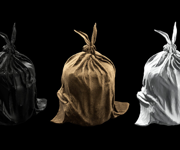 ArtStation - Garbage Bags | Game Assets