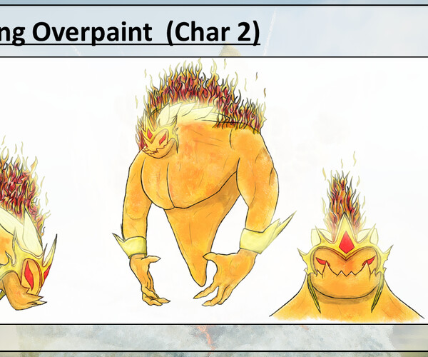 ArtStation - Fire Elemental | Game Assets