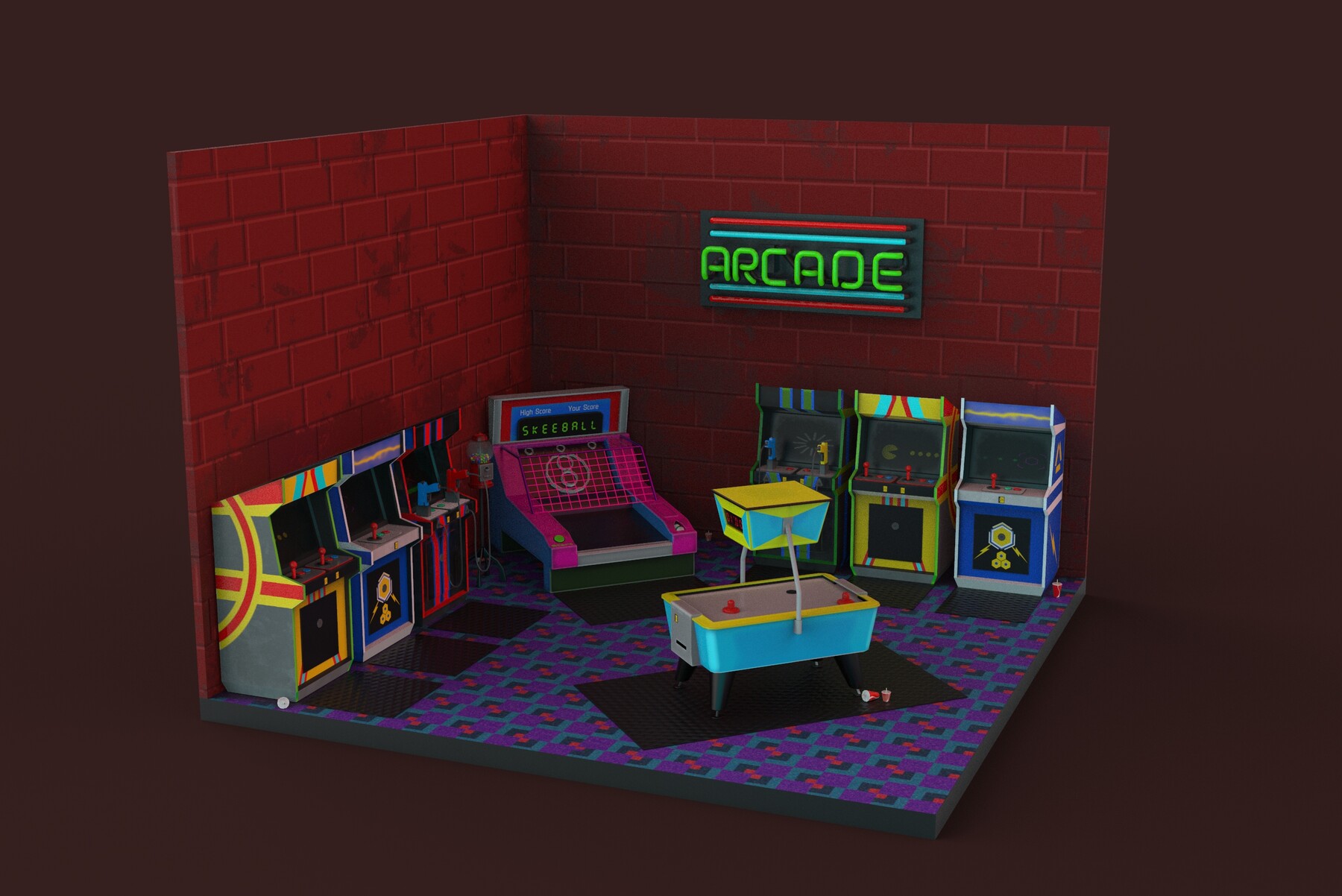 ArtStation - Arcade Machines | Game Assets