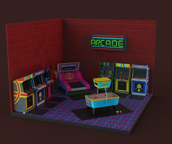 ArtStation - Arcade Machines | Game Assets