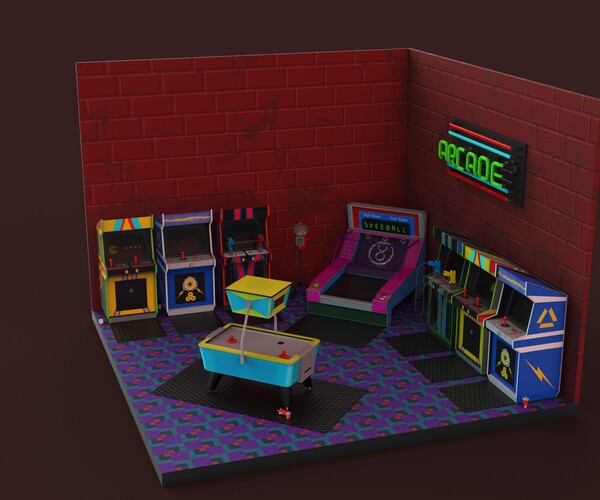 ArtStation - Arcade Machines | Game Assets
