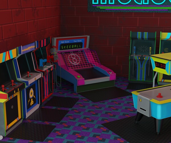 ArtStation - Arcade Machines | Game Assets