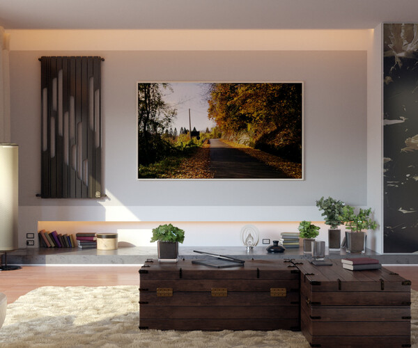 ArtStation - Kira's Living Room 3D scene (.fbx - .blend) | Resources