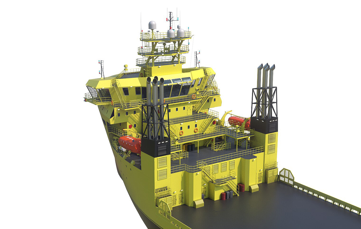 ArtStation - Offshore Carrier Yellow | Resources
