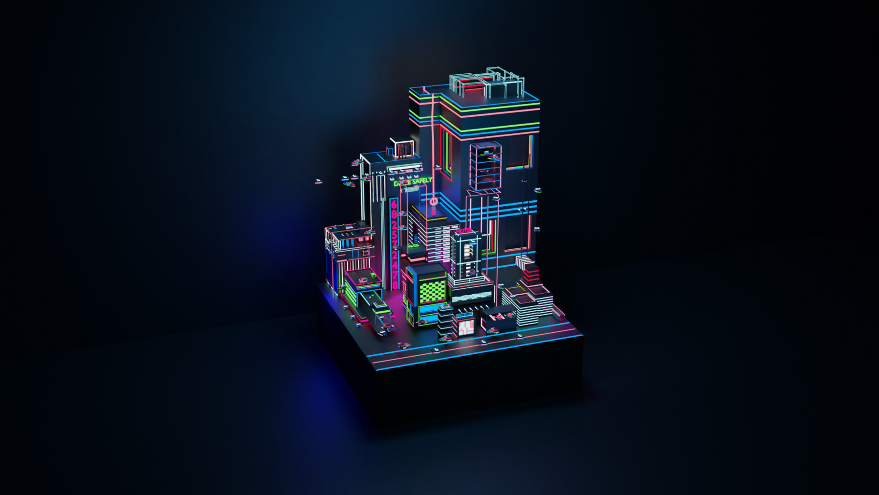 ArtStation - Neon City | Resources
